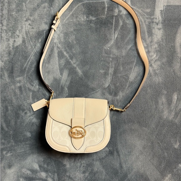Coach | Bags | Coach Cream Crossbody Bag | Poshmark